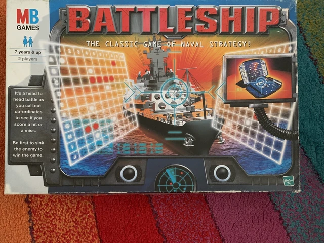 VINTAGE 1999 MB BATTLESHIP Game MB Games Classic Game of Naval Strategy ...