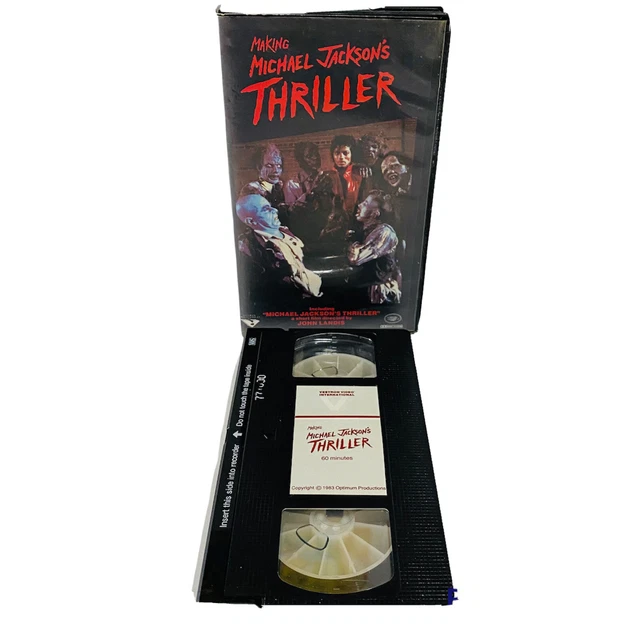 VINTAGE 1983 MAKING Michael Jackson's Thriller VHS Video Tape Cult ...