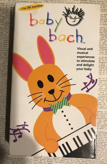 BABY EINSTEIN ~ BABY BACH ~ VHS, 2000 ~ 1 to 36 months ~ 1+ SHIP $41.40 ...