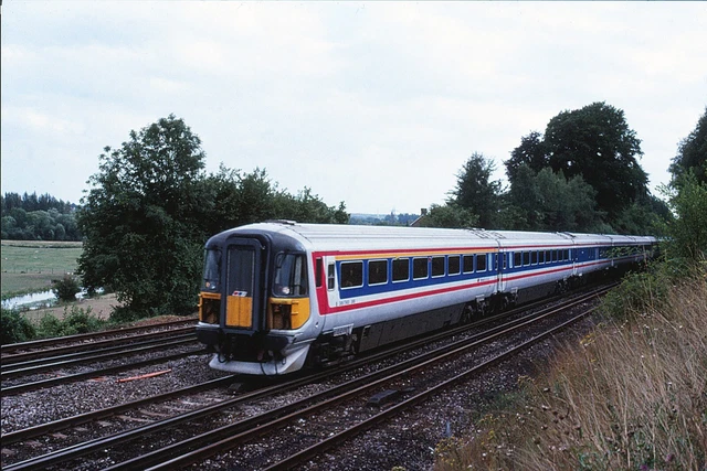5957 RAILWAY COLOUR Slide Emu Class 442 2415 At Shawford 1989 £3.83 ...