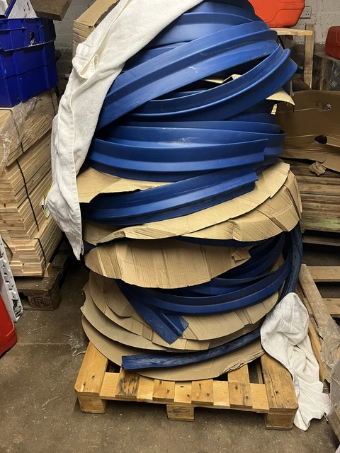 BOAT MARINE RUBBER Rib Rubbing Strake Tear Drop Fender Section blue £7. ...