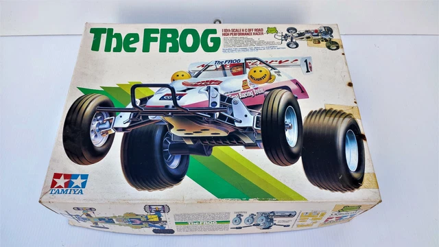 VINTAGE TAMIYA FROG radio controlled competition electric buggy #5841 ...
