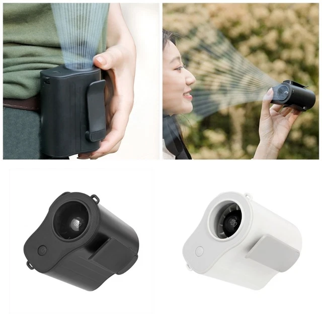 RECHARGABLE COOLING FAN ABS Texture Portable Fan Present for Sports ...