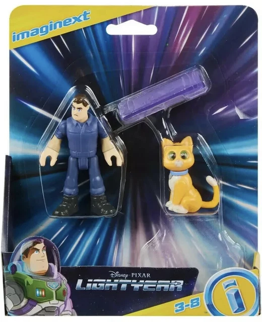DISNEY PIXAR LIGHTYEAR Movie Buzz And Sox Imaginext Action Figure Pack ...