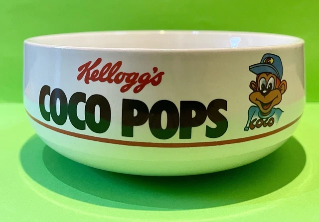 VINTAGE 1987 KELLOGG'S COCO POPS Cereal Bowl Dish £18.00 - PicClick UK