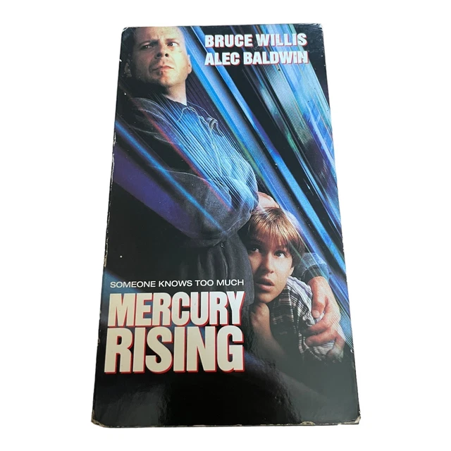 MERCURY RISING (1998, VHS) Bruce Willis Alec Baldwin Universal Imagine ...