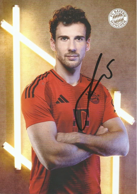 AUTOGRAMMKARTE LEON GORETZKA original handsigniert FC Bayern München 2024/25 EUR 5,00 - PicClick DE