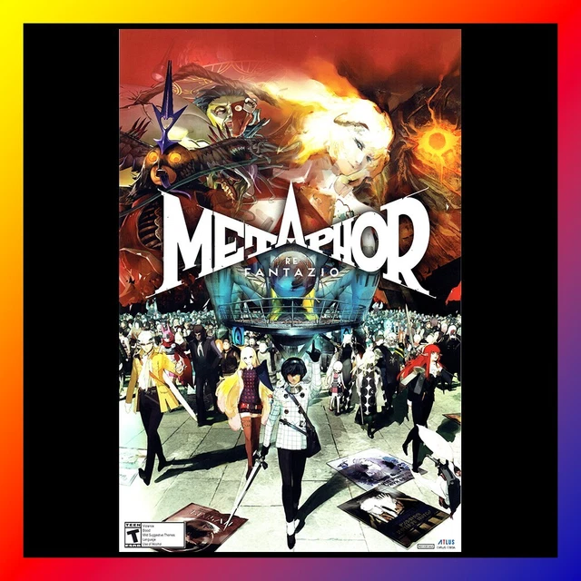 METAPHOR REFANTAZIO POSTER Anime Expo AX 2024 PERSONA 3 4 5 Creators ...