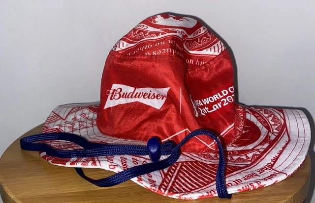BUDWEISER FIFA WORLD Cup Qatar 2022 Boonie Hat Red Bucket Hat £7.99 ...