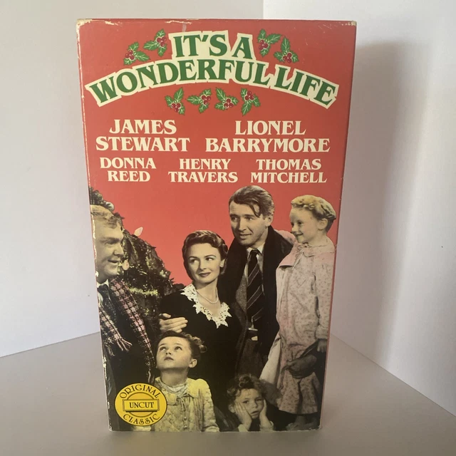 VINTAGE IT'S A Wonderful Life (VHS, 1987) Great shape! Classic ...