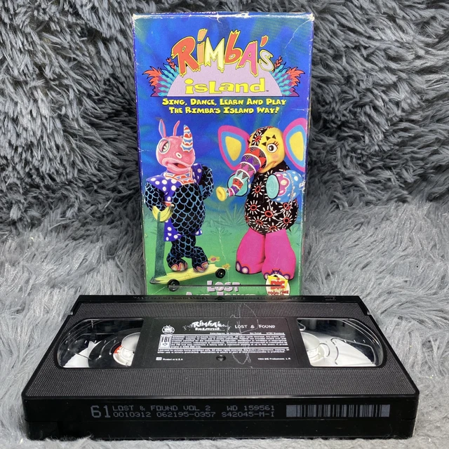 RIMBAS ISLAND: LOST And Found VHS Tape 1994 Dic Toon-time Video Sing ...