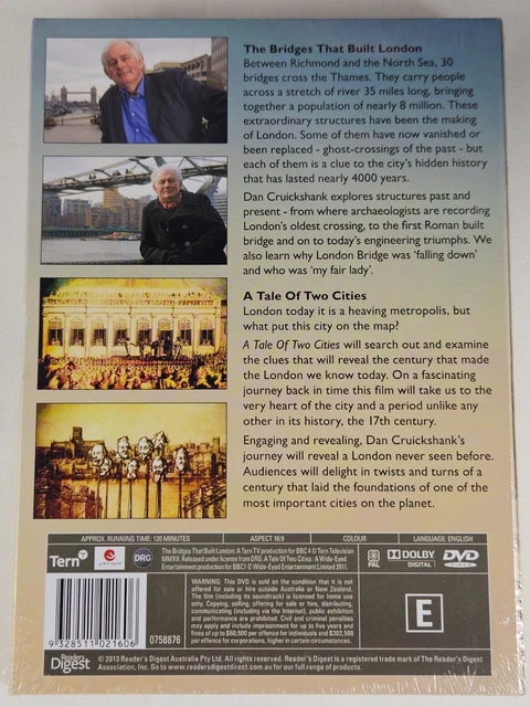 THE BRIDGES THAT Built London & A Tale Of Two Cities DVD + Slipcover ...