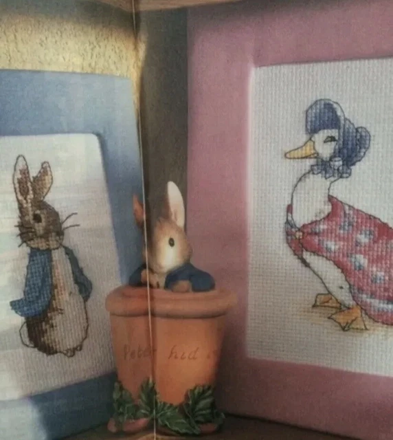 PETER RABBIT & Jemima Puddle-Duck Cross Stitch Chart £7.99 - PicClick UK