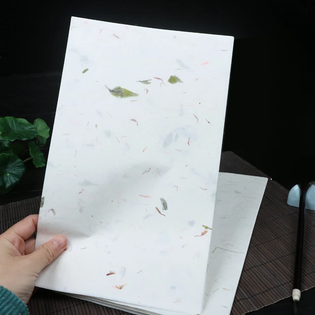 10 SHEETS CHINESE Traditional Calligraphy Xuan Paper Letterhead Writing ...