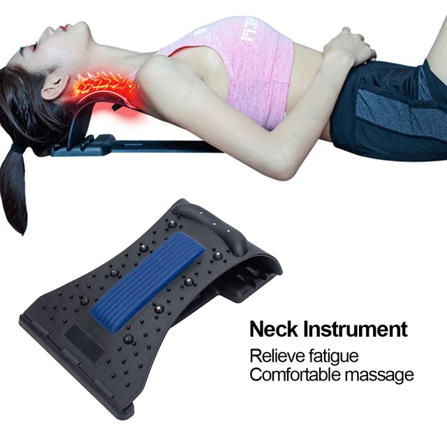 CHIROPRACTIC TRACTION DEVICE Muscle Relaxation for Men Women Gift (Blue ...