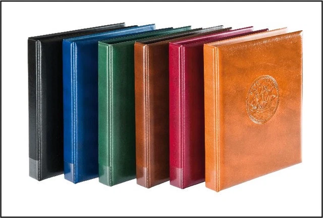 LINDNER 3109-H ALBUM de pièces Half Penny reliure à anneaux Marron ...