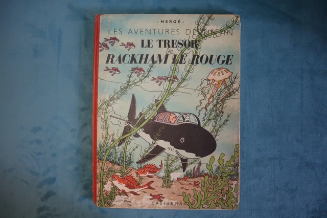 TINTIN - LE trésor de Rackham le rouge - B3 - 1949 - Imprimerie SAPHO ...