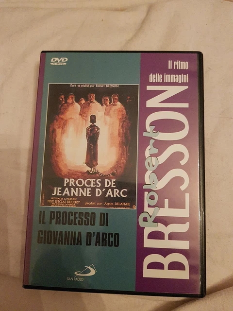 IL PROCESSO DI Giovanna d'arco Dvd Bresson Fuori Catalogo Prima Edizione EUR 14,99 - PicClick IT