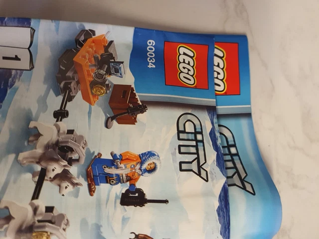 LEGO CITY 60034 Helicopter Arctic Crain Fully Complete No Box £10.00 ...