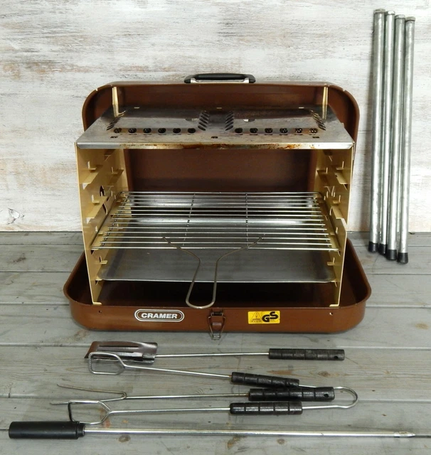 ORIGINAL VINTAGE CRAMER BBQ Portable Camping Stove Grill 30mbar ...