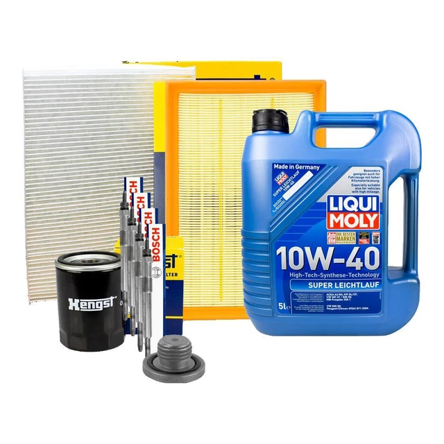 LIQUI-MOLY LWECHSEL 10W-40 L 5L Filtersatz Gl Hkerzen F R Renault Clio Ii 1.5 EUR 125,67 ...