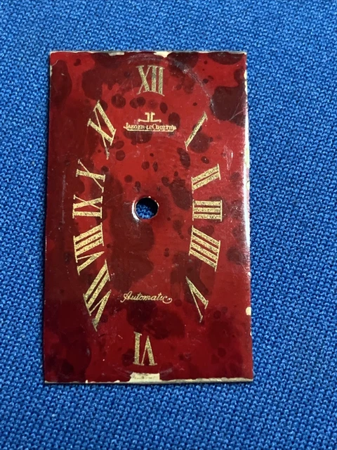 VINTAGE JAEGER LECOULTRE 832 Automatic Rare Red Dial 20MM x 30MM No ...