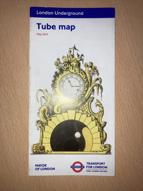 LONDON. UNDERGROUND TUBE Map. (. May. 2015. ) £2.40 - PicClick UK