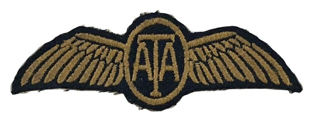 WW2 WWII AIR Transport Auxiliary ATA Pilot Wings with ATA Pilot ...