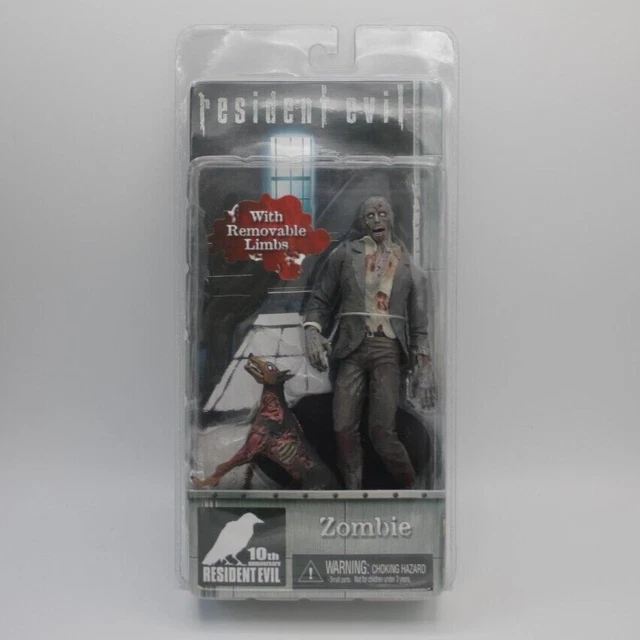 NECA RESIDENT EVIL 10th Anniversary Zombie Figure With Zombie Dog ...