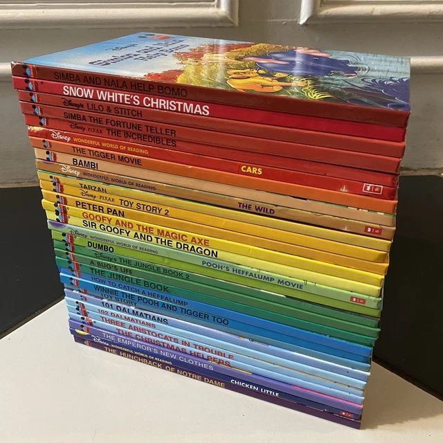 29X WALT DISNEY Wonderful World of Reading Books Bundle Vintage Job Lot ...