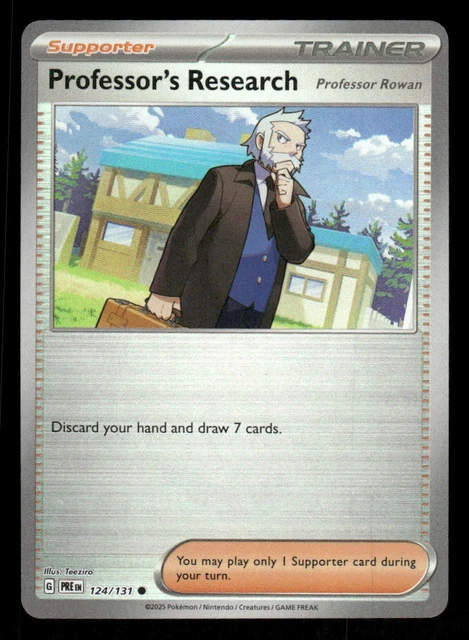 PROFESSOR'S RESEARCH [PROFESSOR Rowan] (Poke Ball Pattern) Common Holo ...
