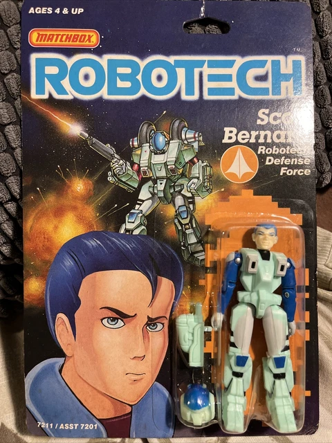 SCOTT BERNARD 1985 Matchbox Robotech Action Figure Sealed EUR 69,65 ...