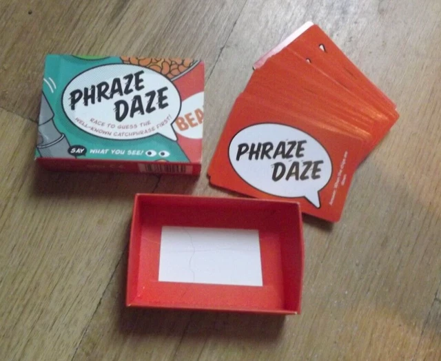 PHRASE PHRAZE DAZE catchphrase type game by Professor Puzzle £4.00 ...