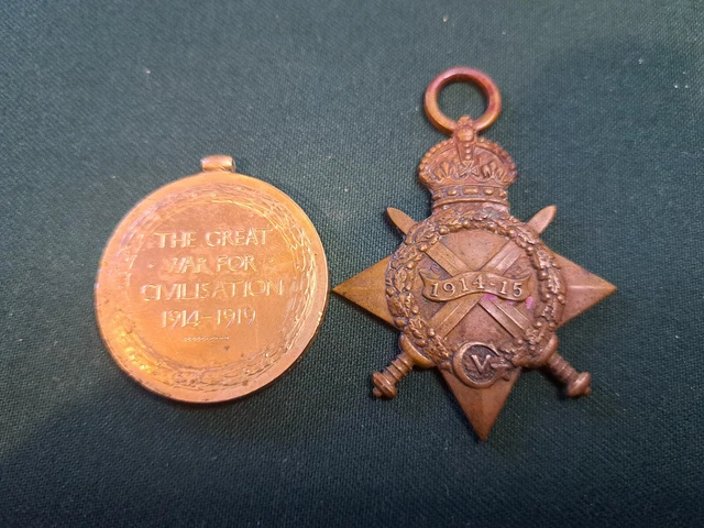 WW1 BRITISH ARMY 1914-15 Star & Victory Medals 20940 C. Johnson Liverpool Reg £35.00 - PicClick UK