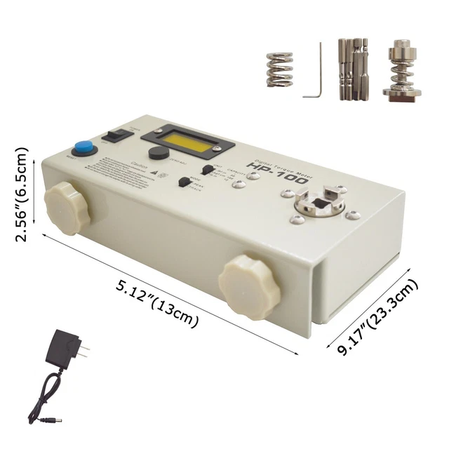 HP-10 DIGITAL TORQUE Meter Screw driver Wrench Measure Tester 0.015-1 ...