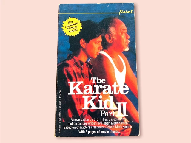KARATE KID PART Two Book Vintage Paperback Novel First Edition $80.00 ...