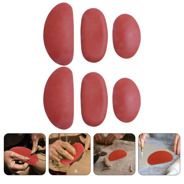 6 PCS POLYMER Clay Scraper Tool for Sculpting Pottery Making Tools ...