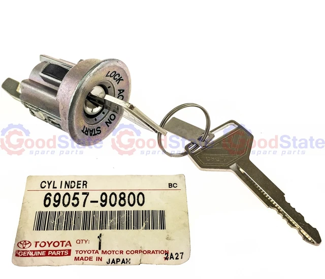 GENUINE LANDCRUISER 45 Series FJ BJ Ignition Barrel Key With Cylinder ...