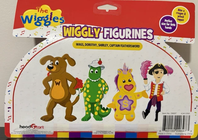 THE WIGGLES WIGGLY Figure Set - Wags, Dorothy, Shirley & Capt ...