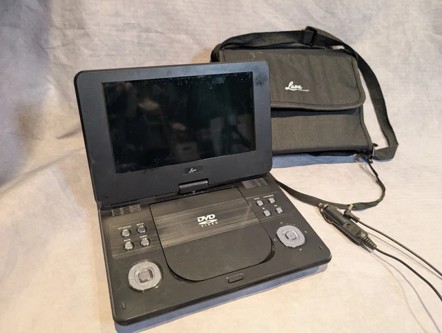 LAVA 9'' PORTABLE DVD Player With Swivel Screen, Black / Good Condition ...