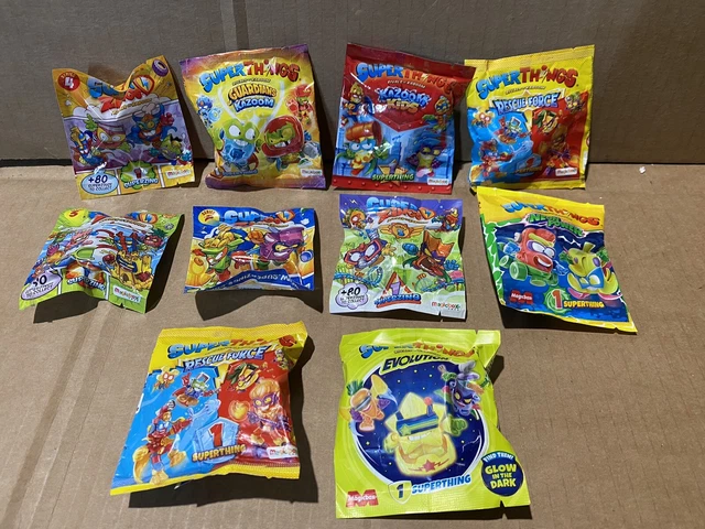 SUPER-THINGS ZINGS RIVALS OF KABOOM BLIND BAGS Mixed Series Lot Figure ...