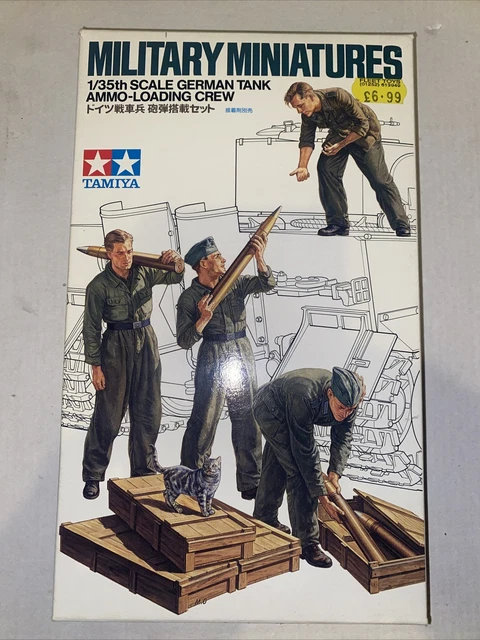 TAMIYA 1/35 SCALE German WW2 Tank Ammo Loading Crew Model Kit Set £8.00 ...