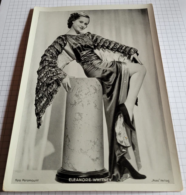 SCHAUSPIELERIN ELEANORE WHITNEY | Portrait | Altes Film-Star-Foto/Bild ...