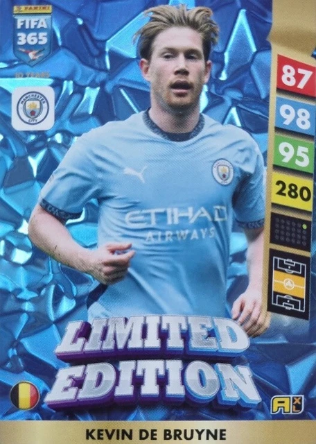 PANINI FIFA 365 2025 limited Edition Kevin De Bruyne Manchester City ...