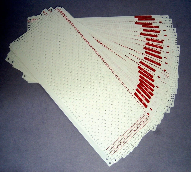 PRE-PUNCHED CARD SET SK-280 Singer/Studio/Silverreed punch card ...