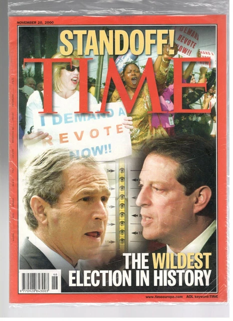 TIME MAGAZINE NOVEMBRE 20, 2000 Élections GORE BUSH Rapport Standoff ...