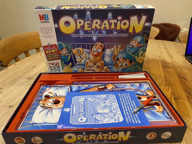 OPERATION BOARD GAME MB Games 2004 Complete Instructions Good Condition ...