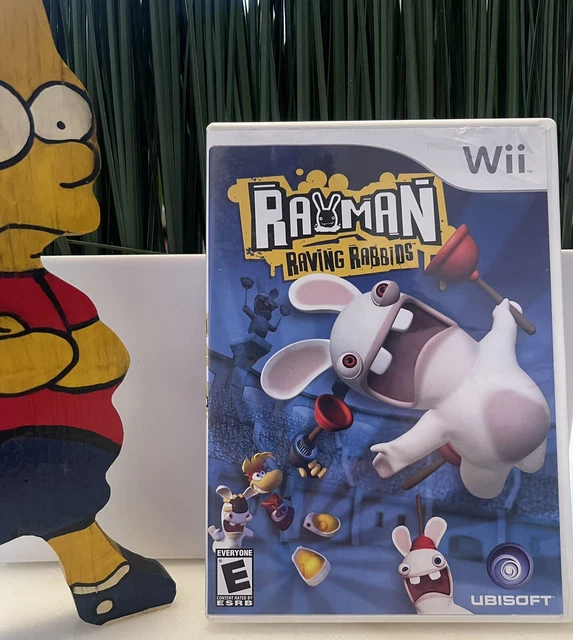 RAYMAN RAVING RABBIDS (Nintendo Wii, 2006) CIB / Complete W/ Manual ...