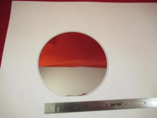 PLATINE REVÊTU 250 ANGSTROMS SAPHIR CRISTAL CELLULE 100mm DIAMÈTRE &AG ...