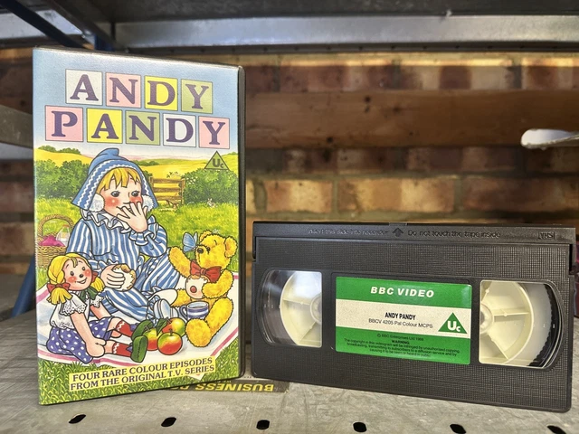 ANDY PANDY VHS Tape 4 Colour Episodes Vintage Children’s Video Tape ...